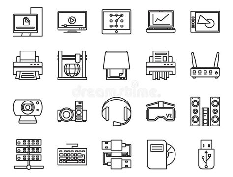 Input Output Devices Stock Illustrations 447 Input Output Devices