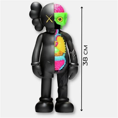 Коллекционная фигурка KAWS COMPANION ANATOMY OPEN EDITION 40 BLACK ...