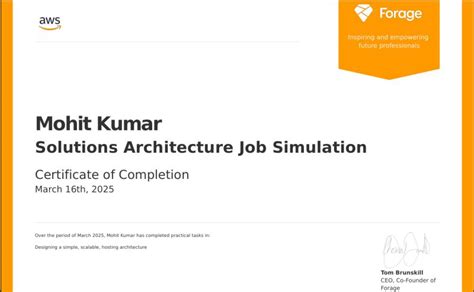 Excited To Share That Ive Earned My Aws Solutions Architect Mohit Kumar
