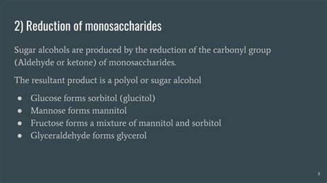 Sugar Derivatives And Reactions Of Monosaccharides Pdf Chemistry Science