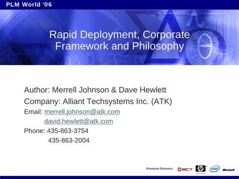 pdf rapid deployment corporate framework and philosophy€¦ · rapid