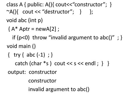 exception handling ppt download