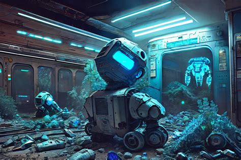 Broken Robots By Silkysmoothart On Deviantart