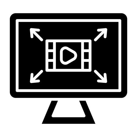 screen resolution icon style 21208239 vector art at vecteezy