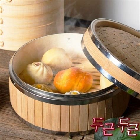 대나무 찜기 스텐 상업 편백나무 찜 만두 떡 딤섬 찐빵 찜판 찜통 업소용 식당 냄비 티몬