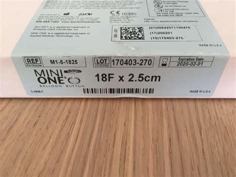 New Applied Medical Applied Mini One Balloon Button Low Profile Feeding
