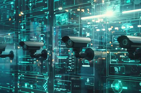 Advanced Sovereign Ai System Monitoring Surveillance Cameras Identifying Security Risks