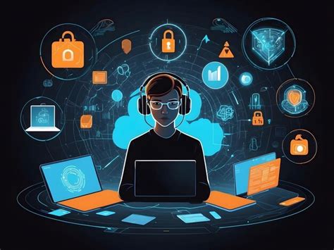 Premium Ai Image The Concept Of Protecting Privacy And Cybersecurity