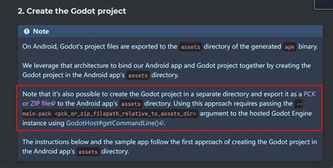 Cannot Embed Godot Game In Android Project With Pck Or Zip Help