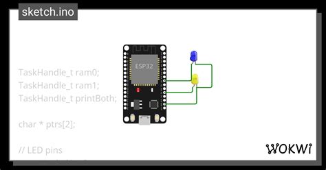 Lots Of Ram In 2 O Wokwi Esp32 Stm32 Arduino Simulator