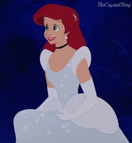 Disney Crossover Images Ariel In Cinderellas Ballgown Hd Wallpaper … Disney Movie Characters
