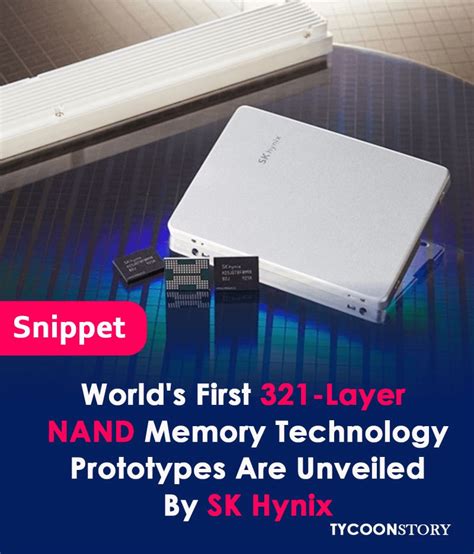 The First Nand With More Than 300 Layers In The Market Sk Hynix Displayed A Sample Of Its 321