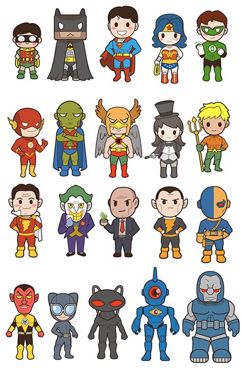 Dc Comics Chibi Cultura Nerd Dc Characters Cute Cartoon Wallpapers