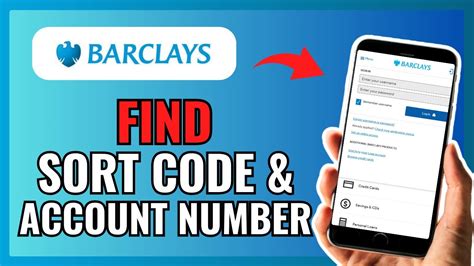 how to find your sort code and account number on barclays 2024 youtube