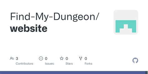 github find my dungeon website