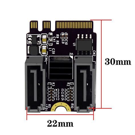 M2 To Sata30 Expansion Card Pci E30 Key A E Wifi M2 To Sata