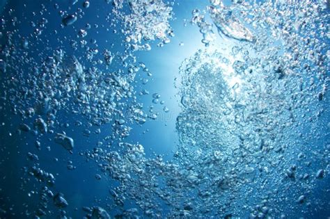 Water Texture With Bubbles Stock Image Image Of Ocean 15087839