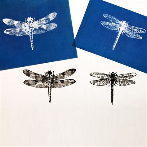 Printable Dragonfly Stencil