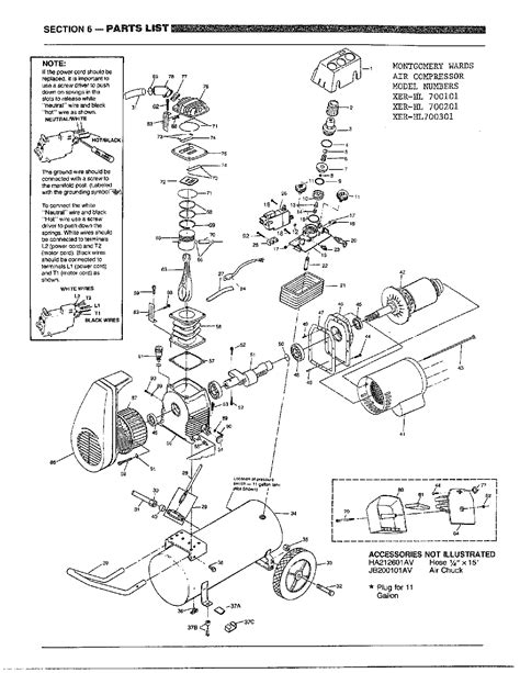 Campbell Hausfeld Air Compressor Parts Diagram
