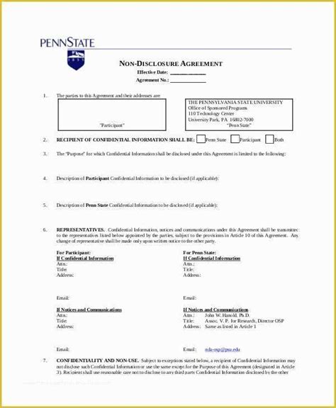 Nda Amendment Template