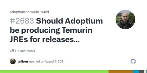 Should Adoptium Be Producing Temurin Jres For Releases Beyond Version 8