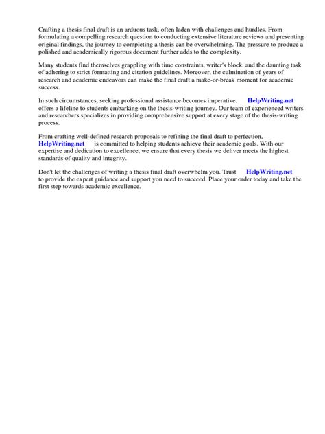 Thesis Final Draft Pdf Information Retrieval Rhetoric