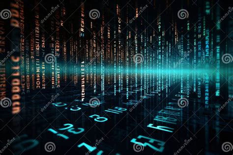 Exploring Digital Information Through Binary Data Visualization Stock