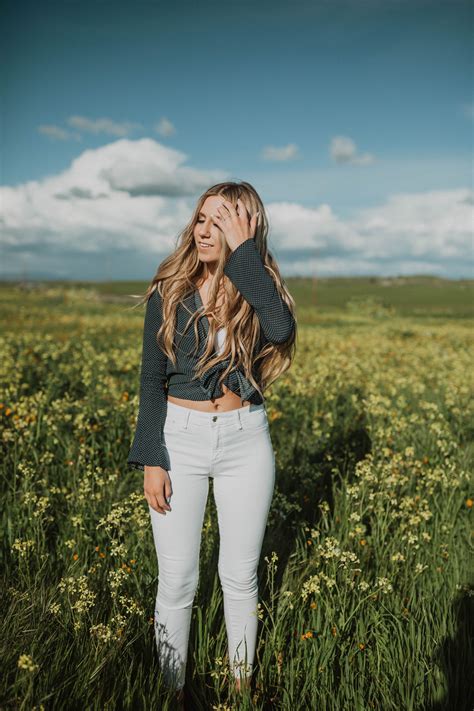 California Flower Field Senior Photos Senior Photos