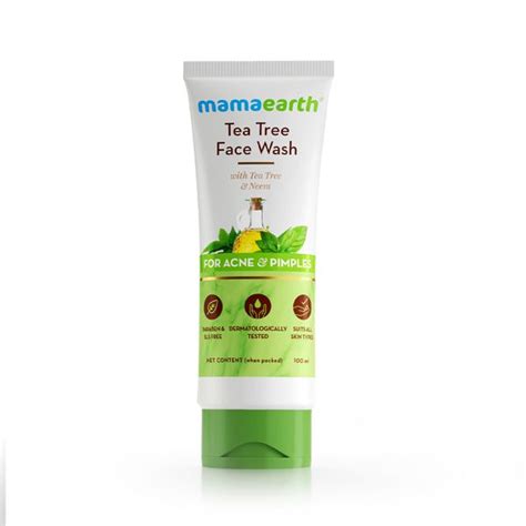 Tea Tree Face Wash For Acne And Pimples 100ml Mamaearth