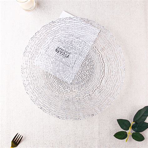 Translucent Design Acrylic Charger Plate