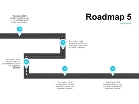 Roadmap Five Process Ppt PowerPoint Presentation Infographics Summary