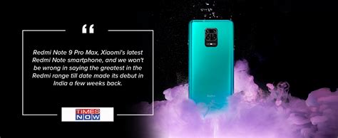 Redmi Note Pro Max Aurora Blue GB RAM GB Storage MP Quad Camera Latest Nm