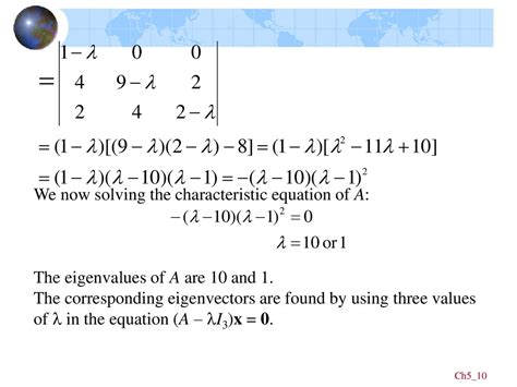 Linear Algebra Chapter 5 Eigenvalues and Eigenvectors презентация онлайн