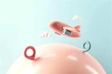 3d 여행 개념 지도 핀 위로 비행하는 비행기 비행기로 여행하는 전 세계 3d 렌더링 아이콘에 대한 스톡 사진 및 기타 이미지 아이콘 호텔 3차원 형태 Istock