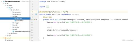 Springboot之过滤器filter详解及登录校验springboot Filter Csdn博客