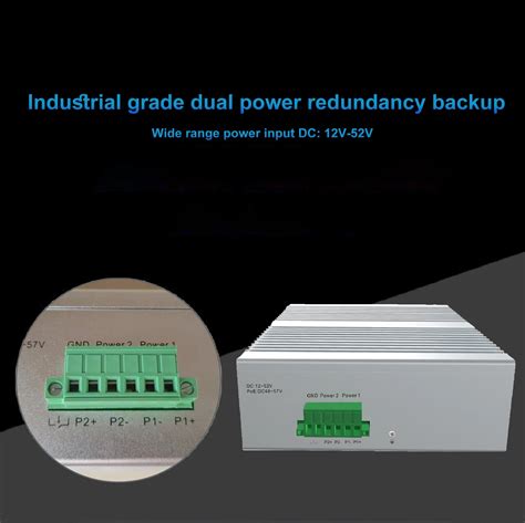 6 Port Gigabit Industrial Network Switch Managed 10 100 1000m Ethernet Poe Fiber Switch Buy 6