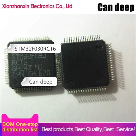 Stm32f030rct6 Ic Mcu 32bit 256kb Flash 64lqfp Stm32f030rct Stm32f030
