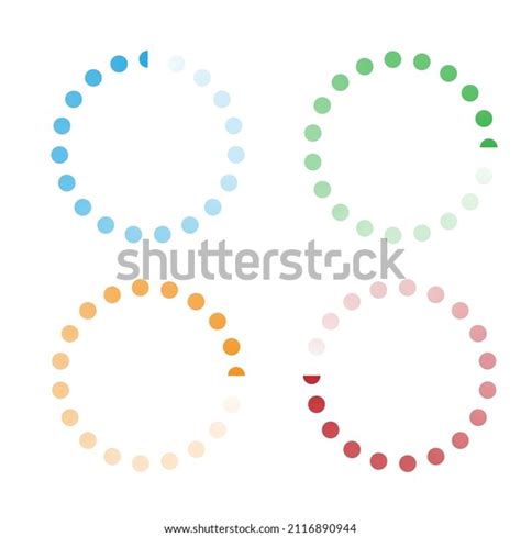 progress steps phases indicator preloader buffer stock vector royalty