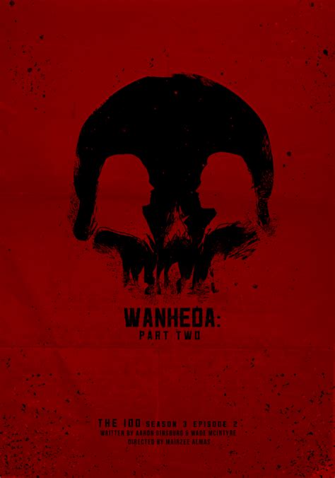 Wanheda Part Two Sale Poster The 100 Season 3 Canvas Prints