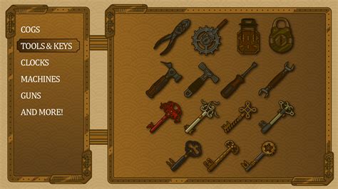 100 Steampunk Assets By Gabrielatot