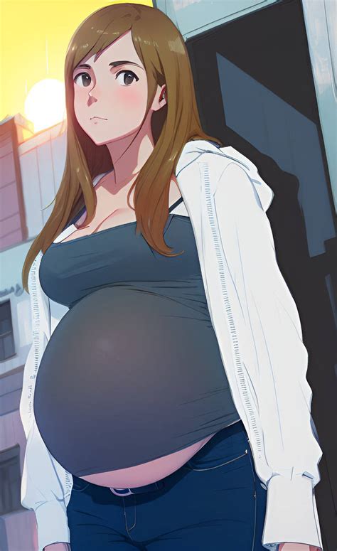 Pregnant Anime Girl By Gojira1312 On Deviantart