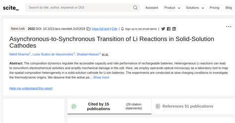 asynchronous to synchronous transition of li reactions in solid