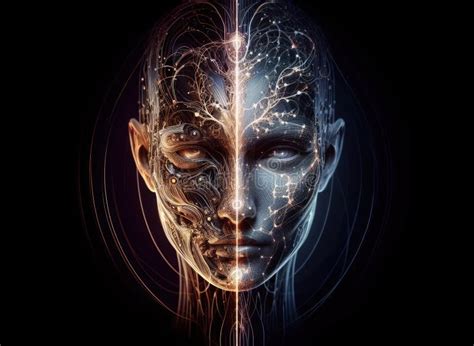 futuristic high tech control room or command center generative ai