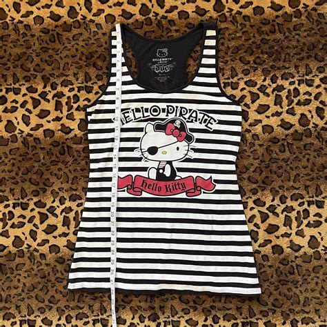 Hello Kitty Pirate Tank Top By Doe No Size Depop