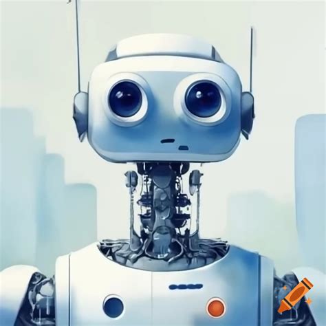 robot engaged in hacking activity on craiyon
