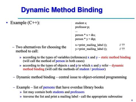 Ppt Dynamic Binding Section Powerpoint Presentation Free Download Id