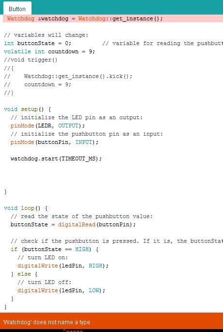 Wdt About Arduino Nano 33 Ble Nano 33 Ble Arduino Forum