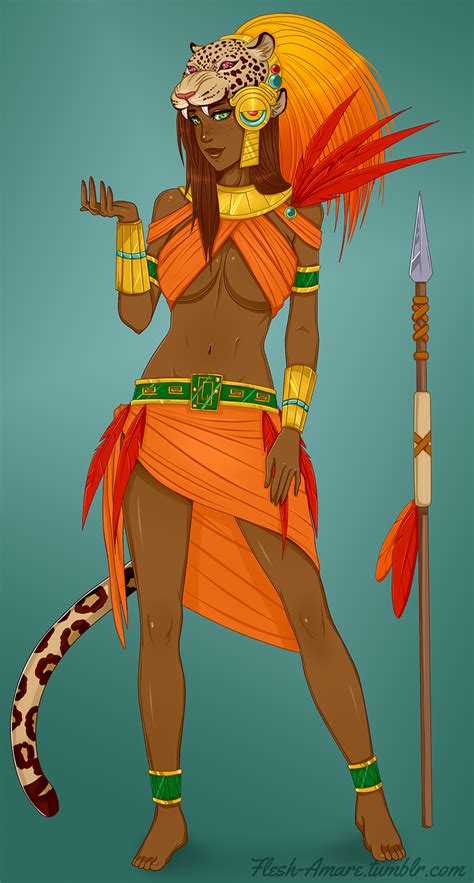 Tecuani Cellshade Character Design Commission By Flesh Amare Hentai
