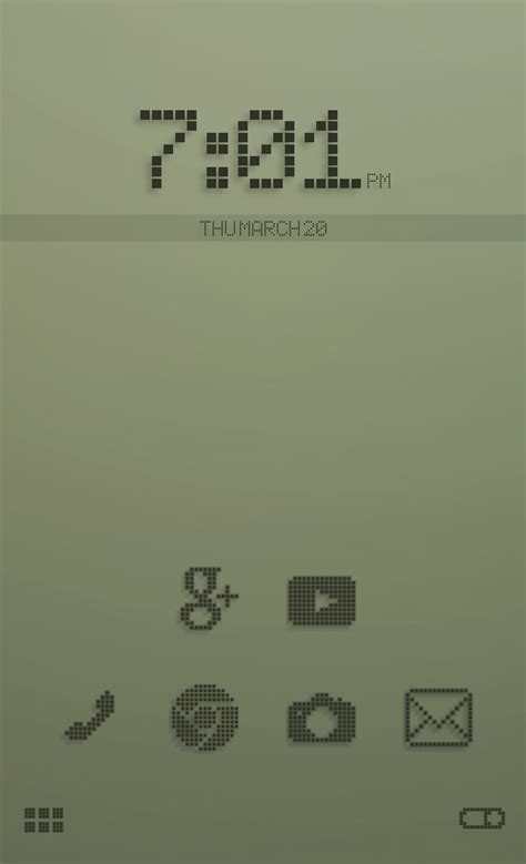 retro lcd smart launcher theme apk para android descargar