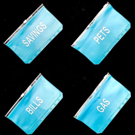 แฟ้มใส่เอกสาร Pvc ขนาด A5 A6 6 รู มีซิป สีฟ้า สําหรับสมุดโน้ต แพลนเนอร์ Shopee Thailand